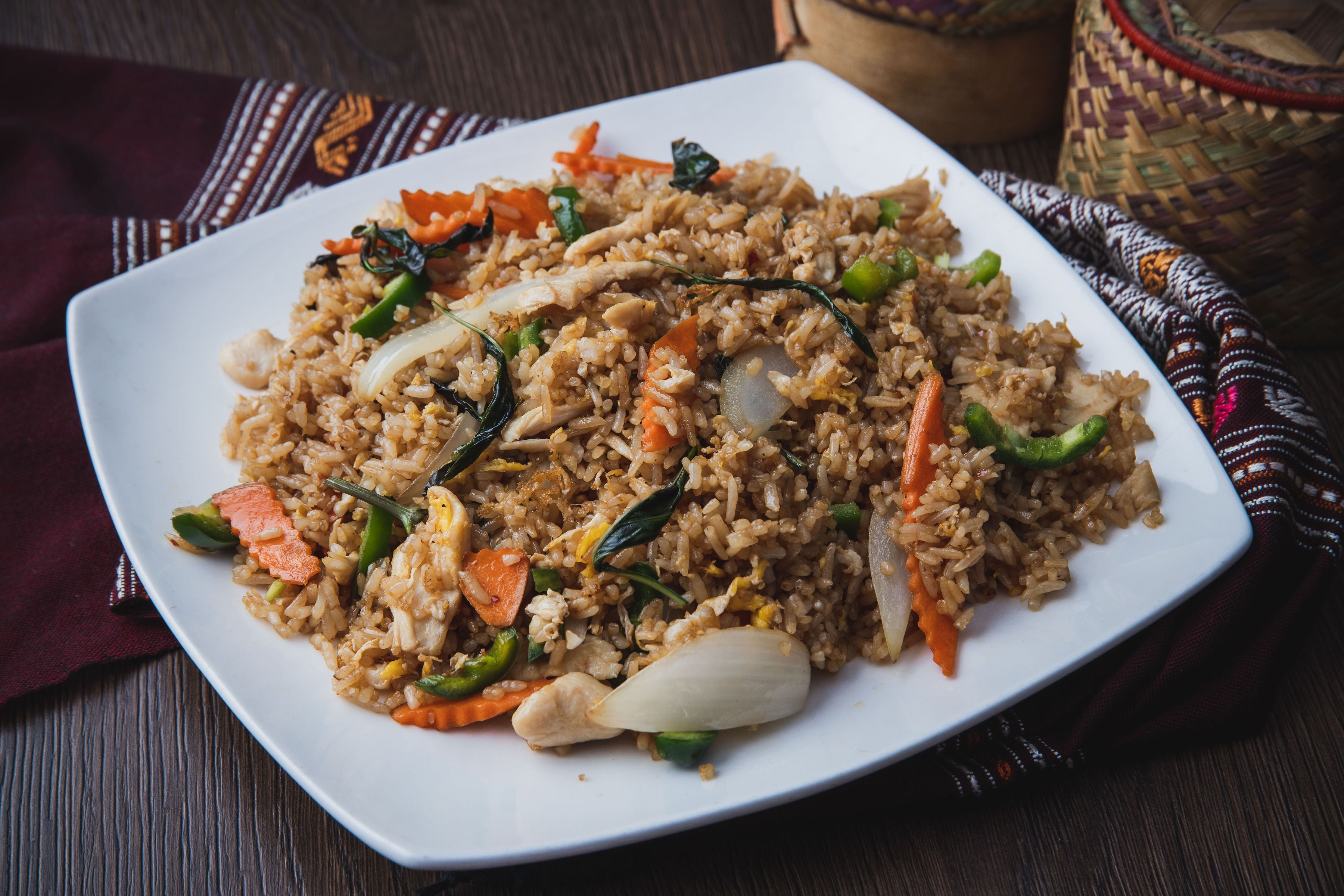 C - Basil Fried Rice | THAI SPOONS SUNNYVALE, CA