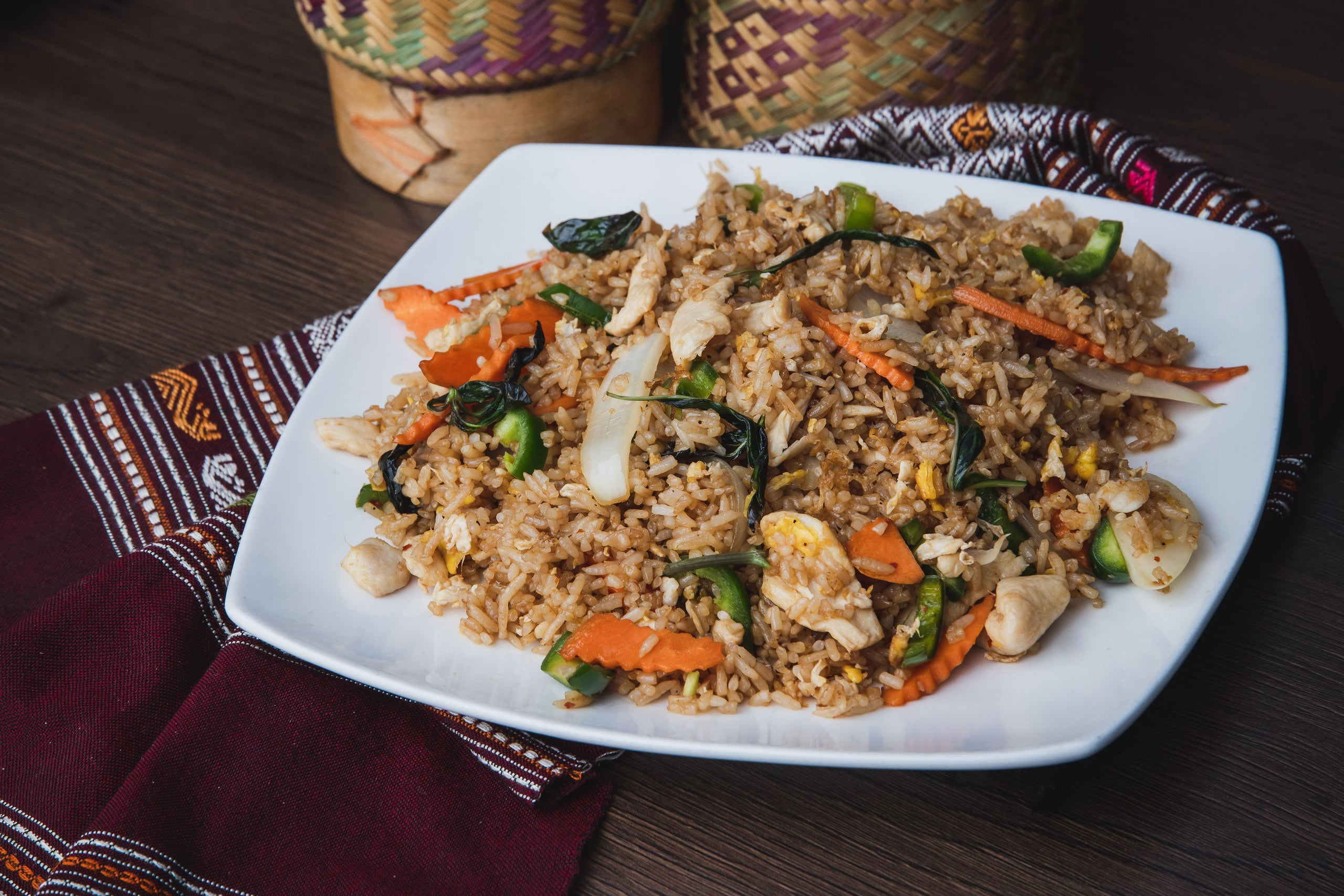 Basil Fried Rice | THAI SPOONS SUNNYVALE, CA
